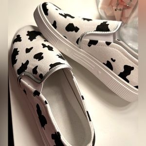 SHEIN | Shoes | New Cow Print Sneaker Slide | Poshmark